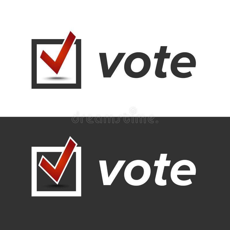 Vote badge for election stock vector. Illustration of vote - 72127870