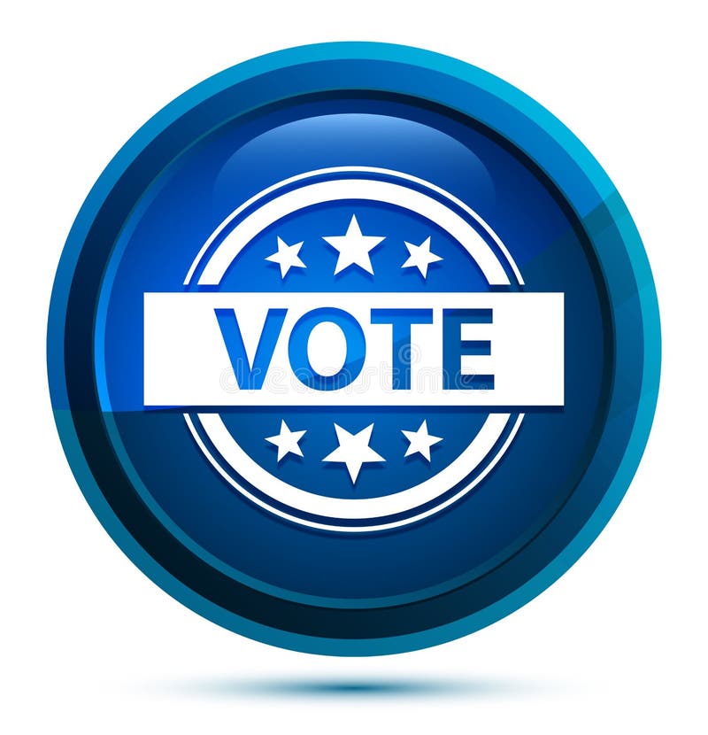 Vote button stock illustration. Illustration of illustration - 23080255