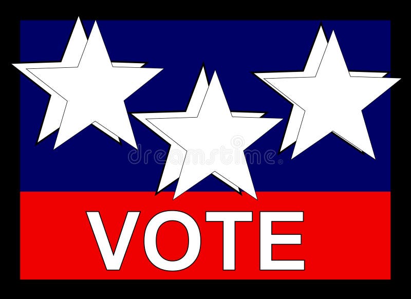 Vote banner stock illustration. Illustration of politics - 6682641