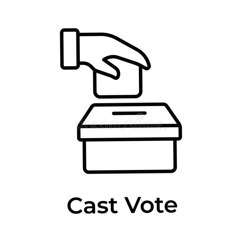 Vote Casting Icon Design, Ready To Use Vector Stock Vector ...