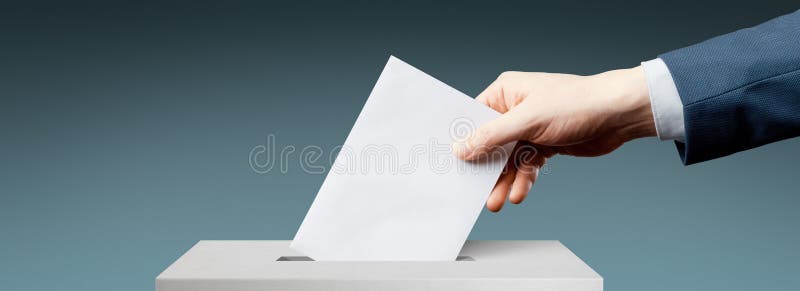 Vote on Democratic Elections, Referendum. Make Right Choice Stock Image ...