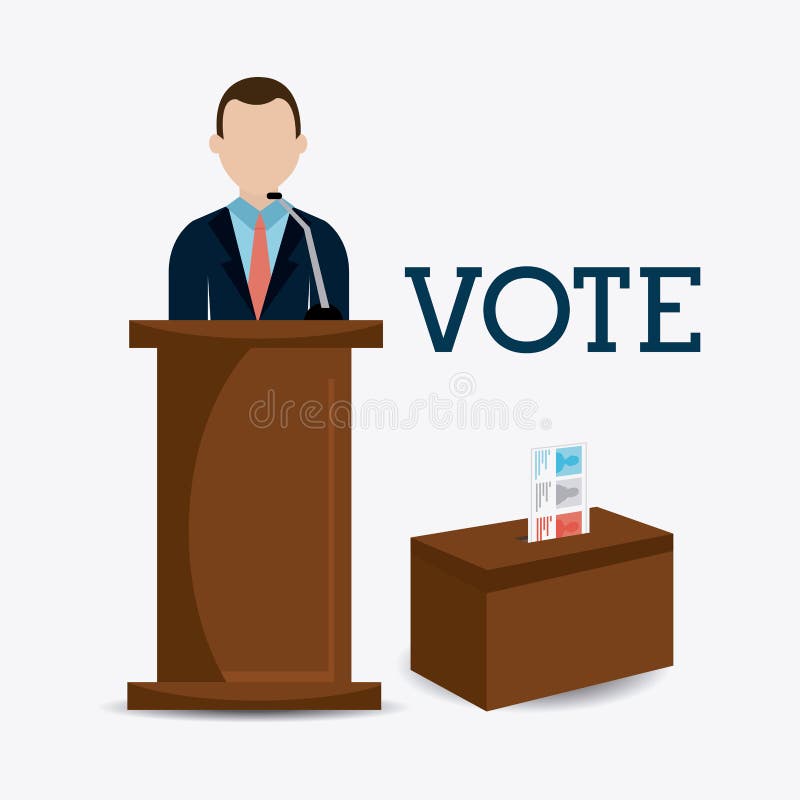Vote design. stock illustration. Illustration of minister - 62261178