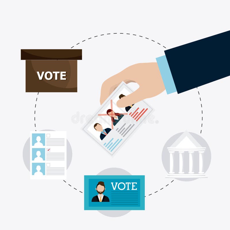 Vote design. stock illustration. Illustration of democratic - 62261192