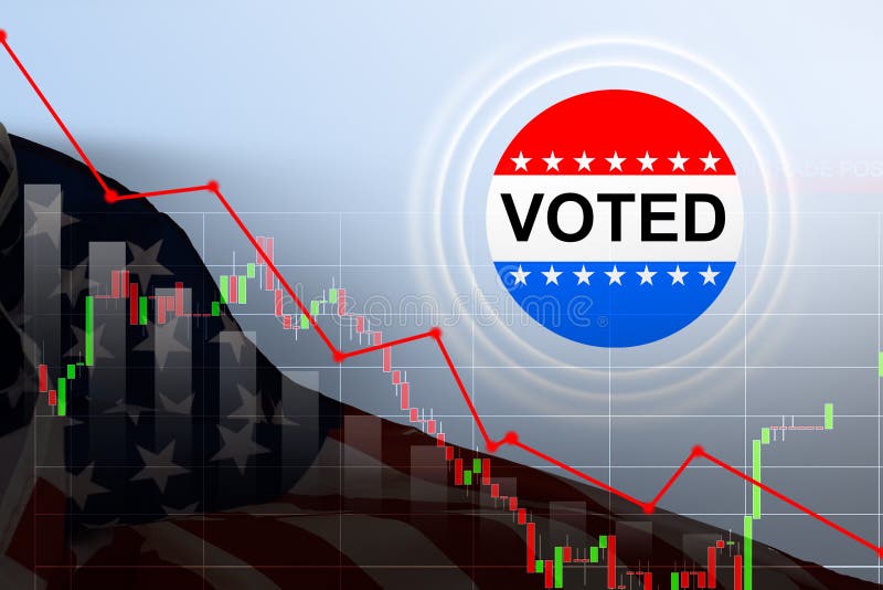Vote. Graphs Chart Election Usa Stock Image - Image of select, voting ...