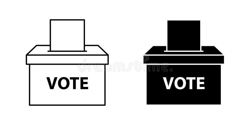 Vote Icon Symbol Basic Simple Design. Stock Illustration - Illustration ...