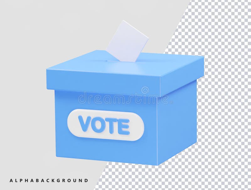 Vote Icon Vector Illustration Element 3d Rendering Transparent Eps ...