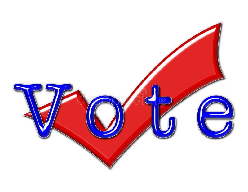 Checkbox Red Vote stock illustration. Illustration of voting - 6712613
