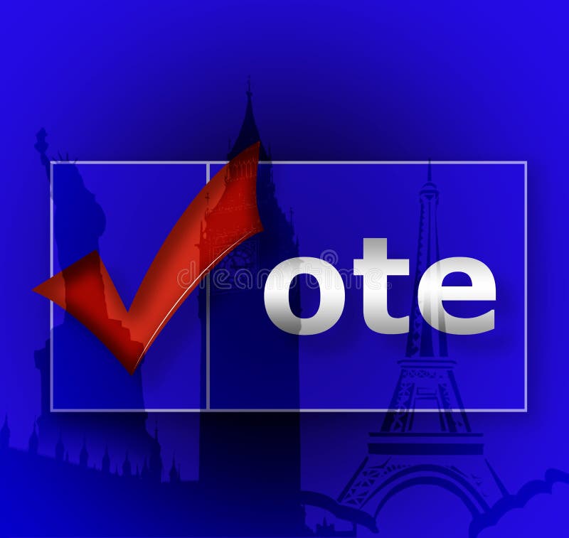 Vote. stock illustration. Illustration of united, mark - 53266636