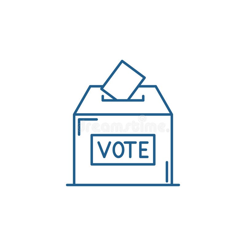 Vote Line Icon Concept. Vote Vector Linear Illustration, Symbol, Sign ... Vote Line Icon Concept. Vote Vector Linear Illustration, Symbol, Sign ...