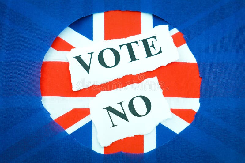Vote NO campaign stock image. Image of british, exit - 67424291