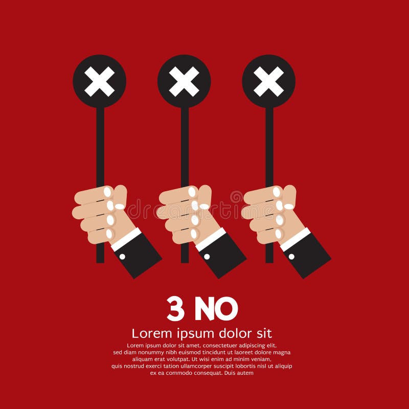 Vote No stock vector. Illustration of isolated, check - 38708099