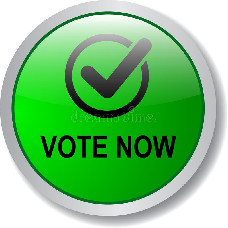 Vote now button red stock illustration. Illustration of background - 121195777