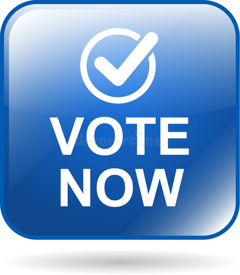 Vote now button icon stock illustration. Illustration of choose - 120090269