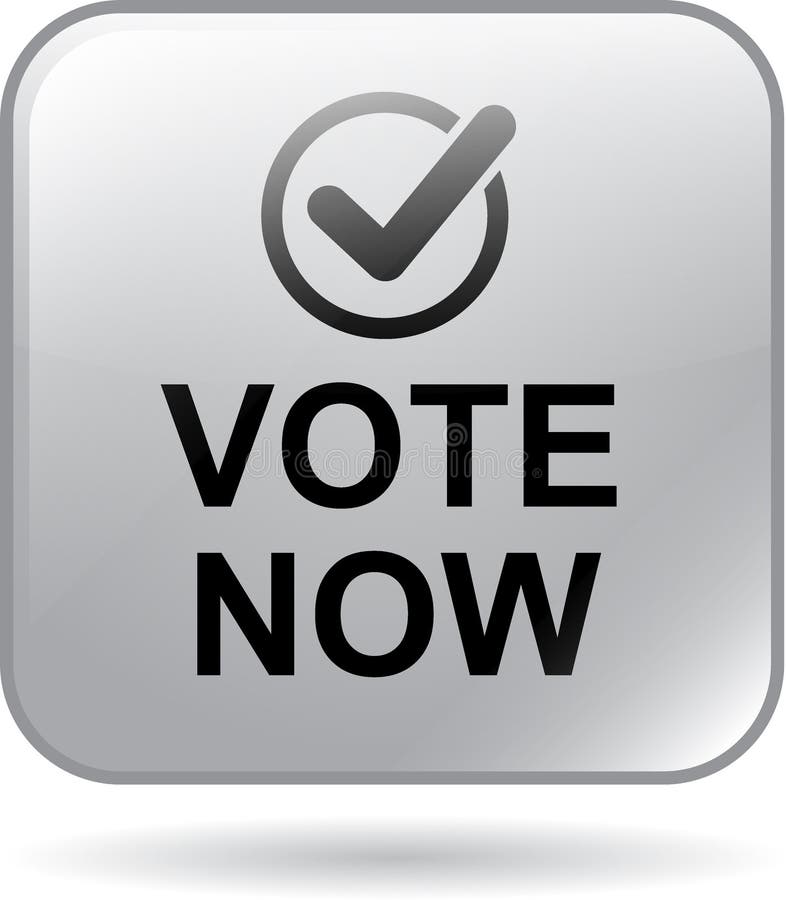 Vote now button red stock illustration. Illustration of election ...
