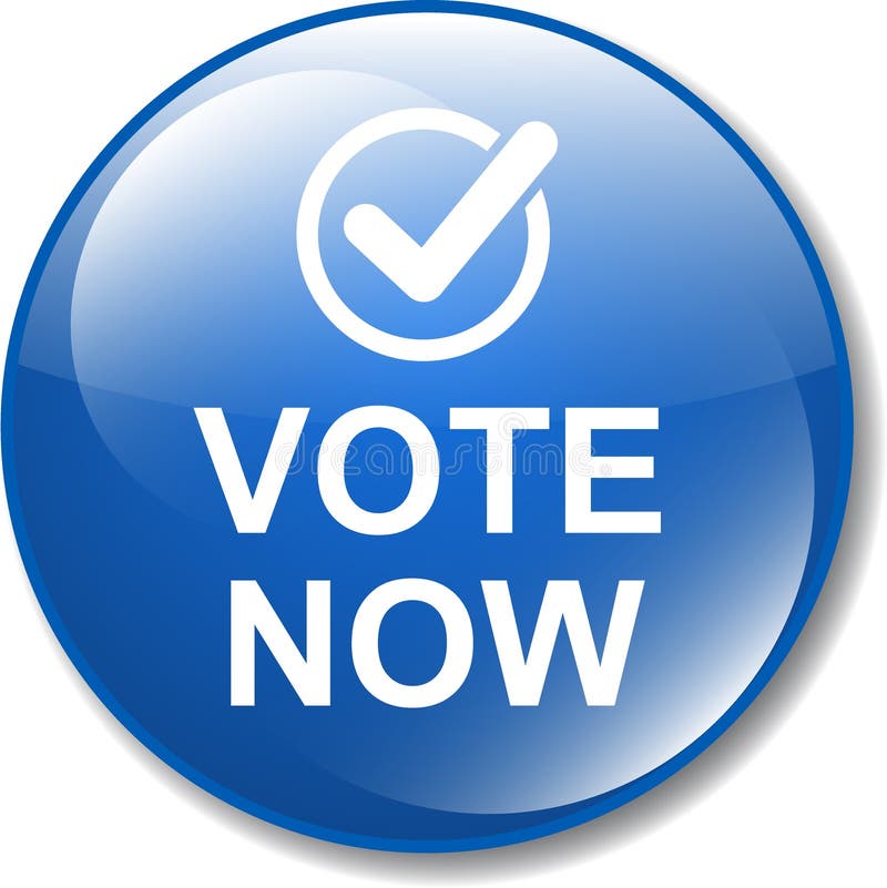 Vote now button icon stock illustration. Illustration of clipart ...
