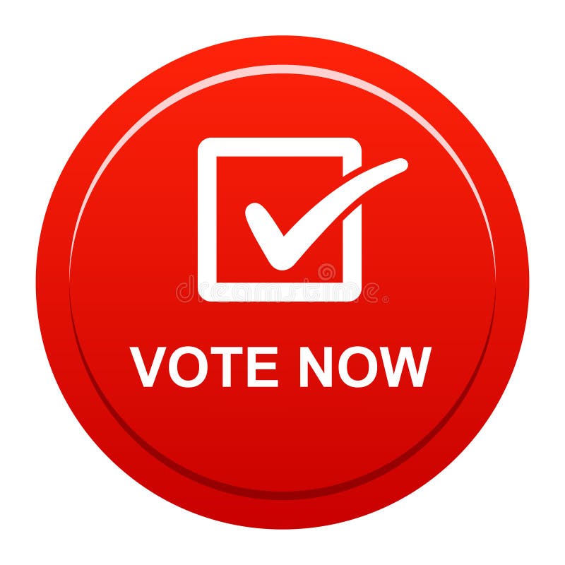 Vote now button stock vector. Illustration of click - 119131870