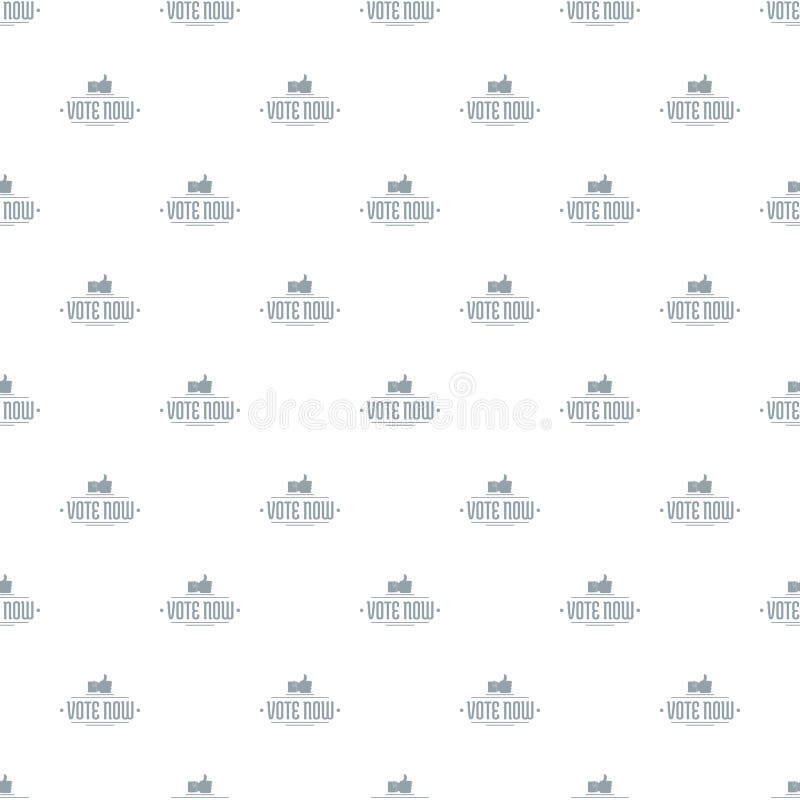 Vote Now Pattern Vector Seamless Stock Vector - Illustration of ...