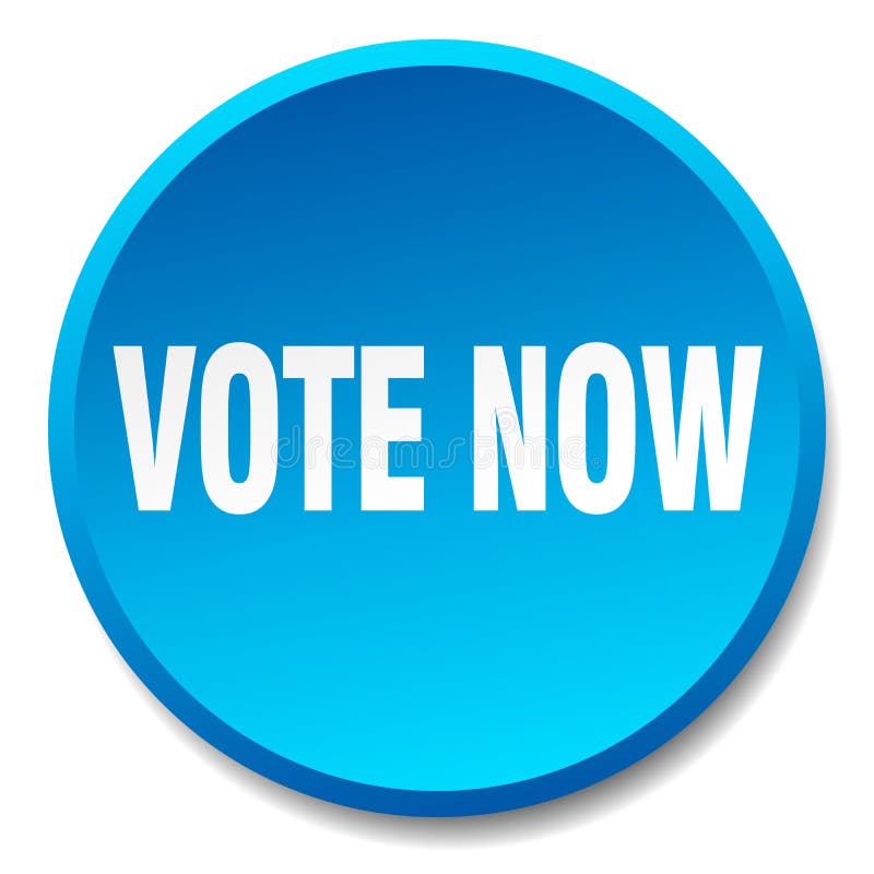 Vote now button stock vector. Illustration of flat, label - 122705712