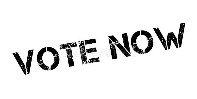 Vote Now Rubber Stamp Stock Vector Illustration Of Paper 98728288