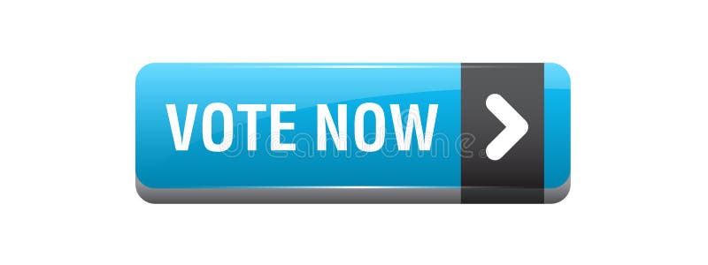 Vote now button blue stock illustration. Illustration of choose - 121195450