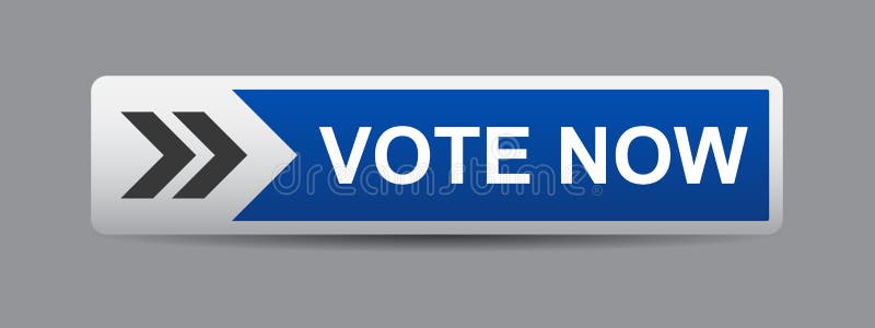 Vote now button red stock illustration. Illustration of background - 121195777