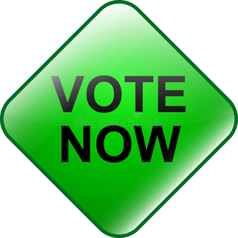 Vote now button icon stock illustration. Illustration of ballot - 120089973