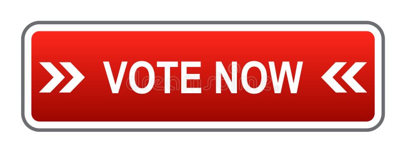 Vote now button red stock illustration. Illustration of background ...
