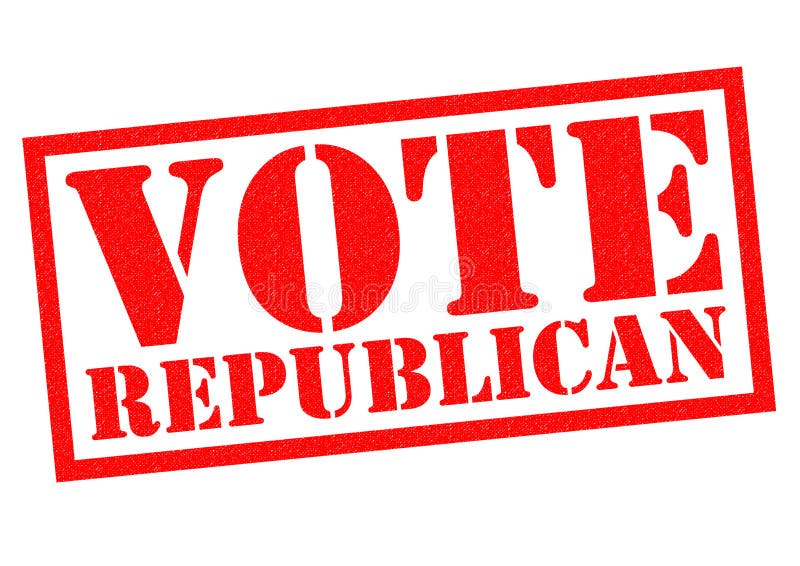 VOTE REPUBLICAN stock illustration. Illustration of grunge - 86670435
