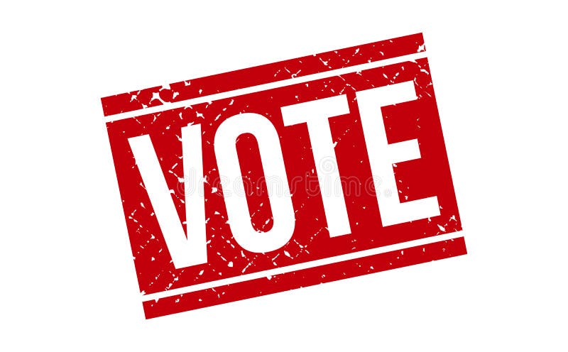 Vote Rubber Stamp. Red Vote Rubber Grunge Stamp Seal Vector ...