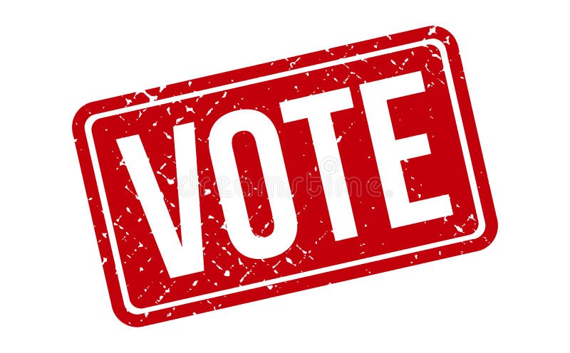 Vote Rubber Stamp. Red Vote Rubber Grunge Stamp Seal Vector ...