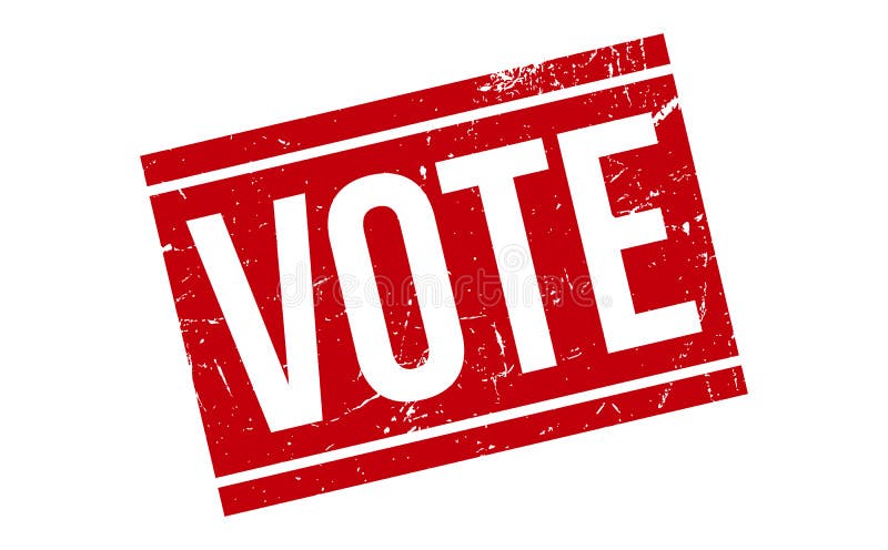 Vote Rubber Stamp. Red Vote Rubber Grunge Stamp Seal Vector ...