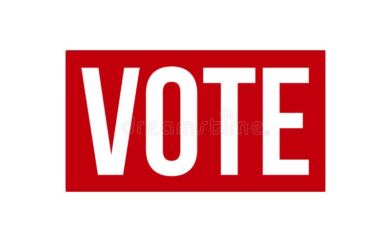 Vote Rubber Stamp. Red Vote Rubber Grunge Stamp Seal Vector ...