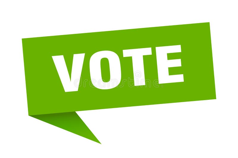 Vote speech bubble. stock vector. Illustration of isolated - 153905282