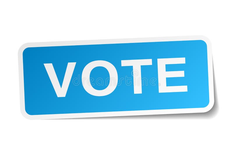 Vote sticker stock vector. Illustration of america, democrats - 120386199