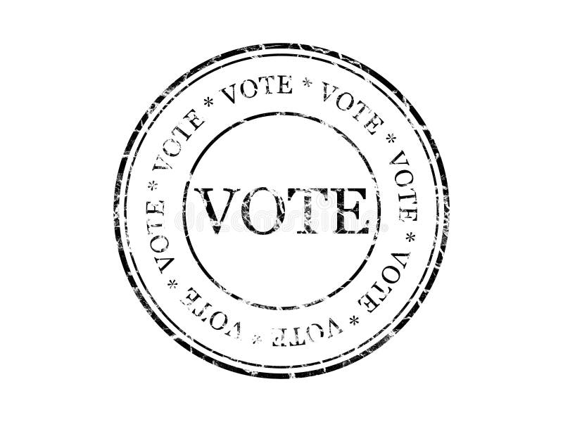Vote Stamp stock illustration. Illustration of decisions - 28390494