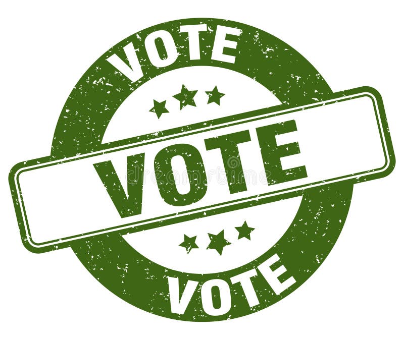 Vote Stamp. Vote Label. Round Grunge Sign Stock Vector - Illustration ...