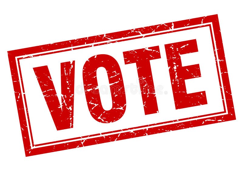 Vote stamp stock vector. Illustration of vector, scratched - 125220727