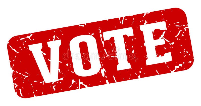 Vote Rectangular Sign. Vote Stamp Stock Vector - Illustration of rubber ...