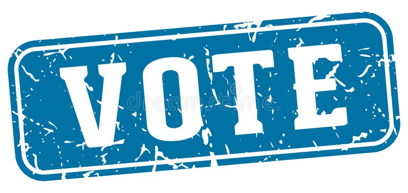 Vote Rectangular Sign. Vote Stamp Stock Vector - Illustration of sign ...