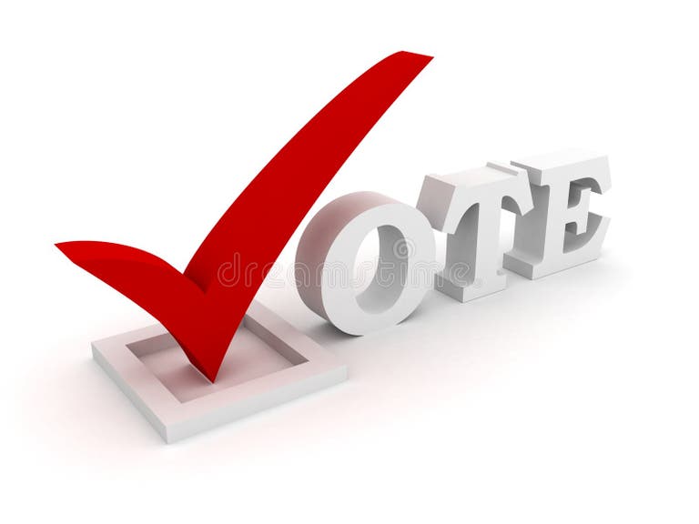 Vote Text Check Mark Box Stock Illustrations – 804 Vote Text Check Mark ...