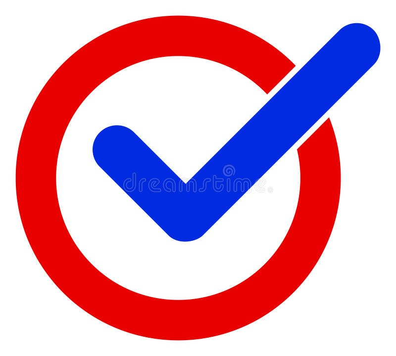 Vote, tick and star stock illustration. Illustration of choose - 4442920