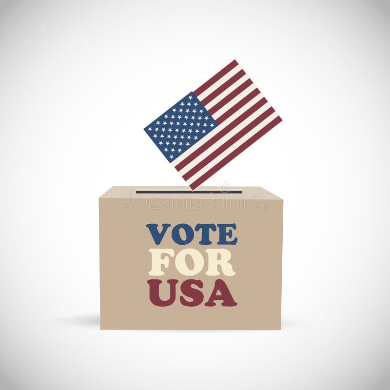 Vote for Us America stock vector. Illustration of america - 55924422