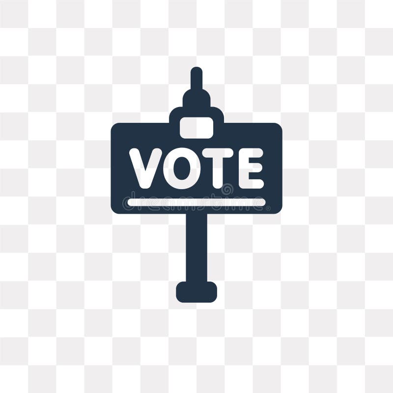 Vote Vector Icon Isolated on Transparent Background, Vote Trans Stock ...