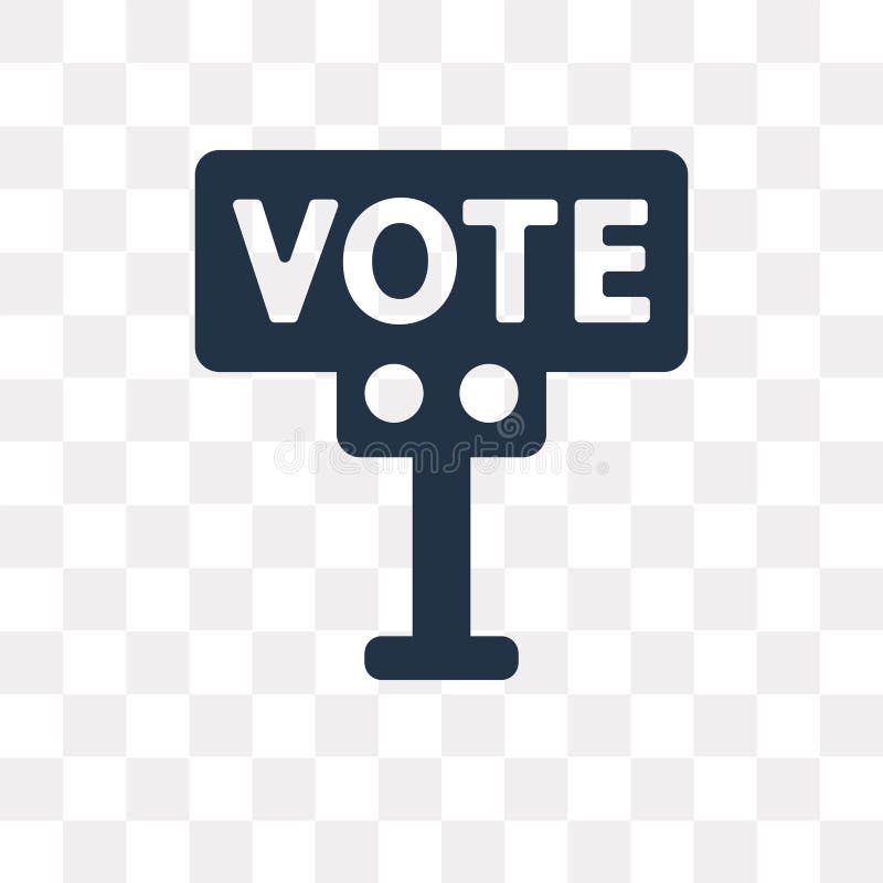 Vote Vector Icon Isolated on Transparent Background, Vote Trans Stock ...