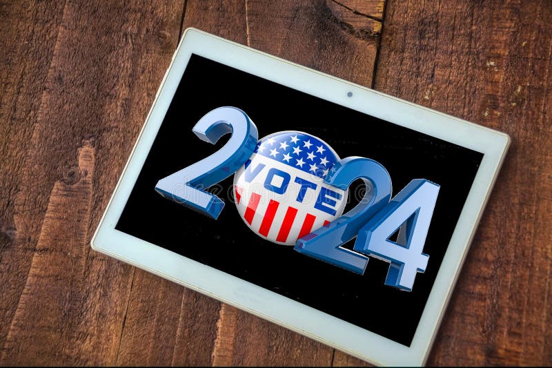 Vote 2024 stock image. Image of people, national, sign - 342929497