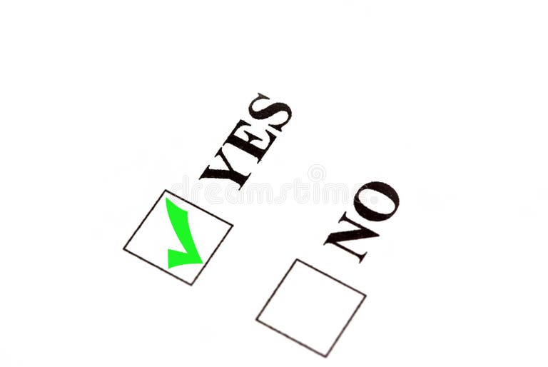 Vote for yes stock image. Image of accepting, document - 15969605