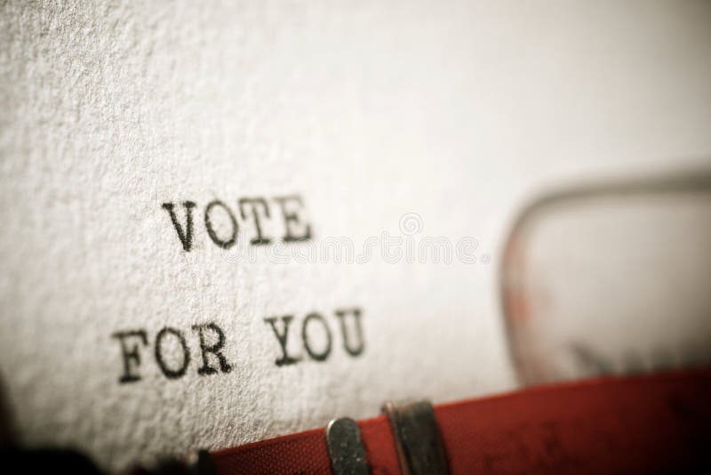 Vote for you text stock photo. Image of writing, egoism - 273850130