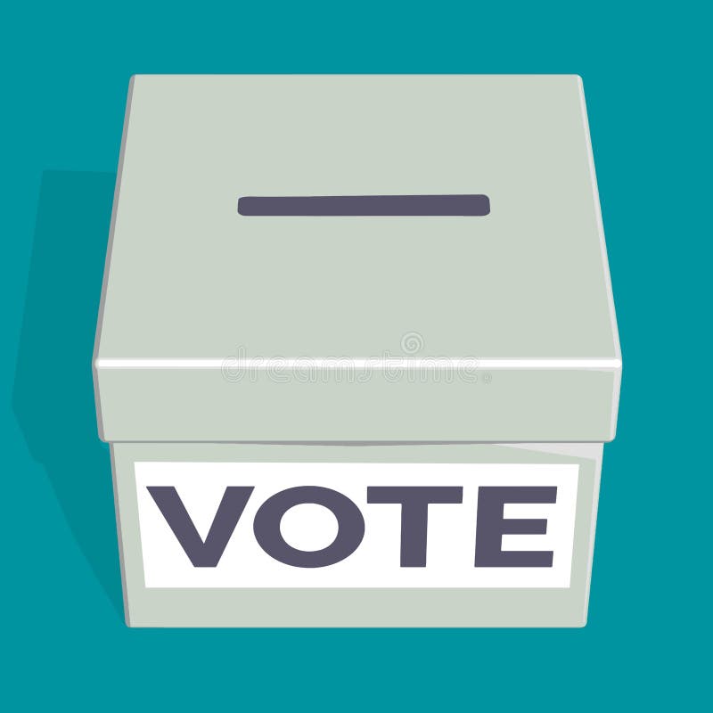 Voting Box Vector Illustration Stock Vector - Illustration of icon ...