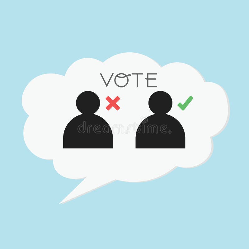 Think Right or Wrong by Yourself Stock Vector - Illustration of symbol ...