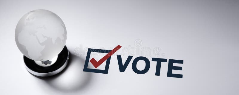 Voting and Election Concept. Making the Right Decision Stock Image ...